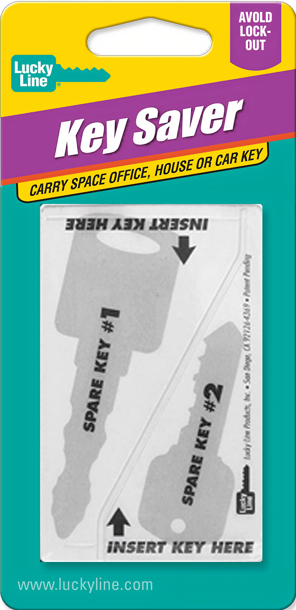 Luckyline 91701 Spare Key Credit Card Holder | builderssale.com